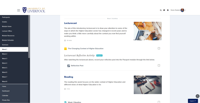 What does a module of study look like? | Online Programmes | University ...